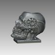 STL file Robot Skull pen holder, Cyborg pen holder, Perfect Gamer Gift ...