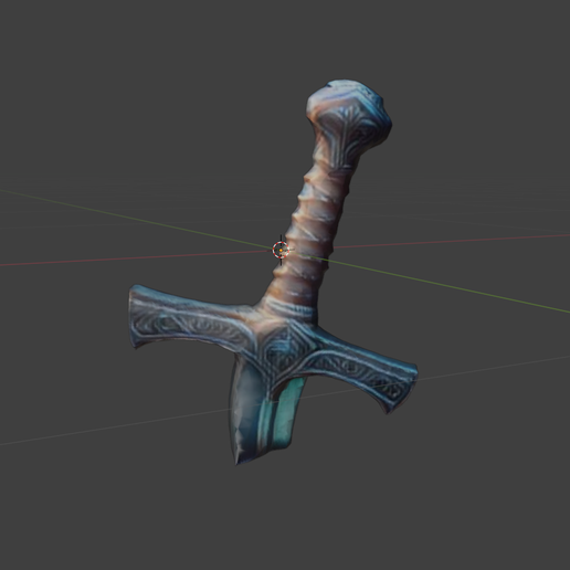 🗡️ Broken Sword for Game Design & 3D printing・Free OBJ File for 3D ...
