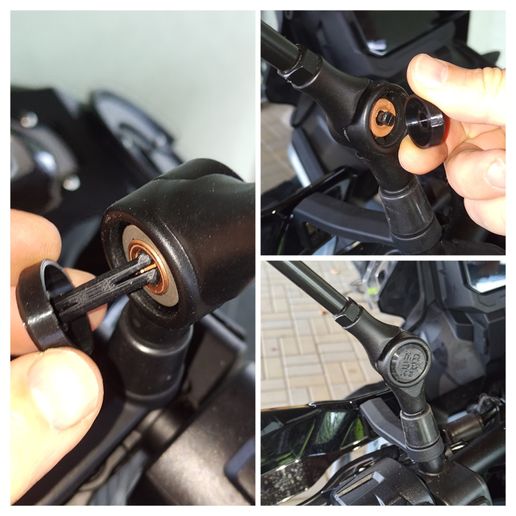 🧢 Mirror-Joint Cap, Under-Seat Knobs, Radiator Side Armor - Accessories ...