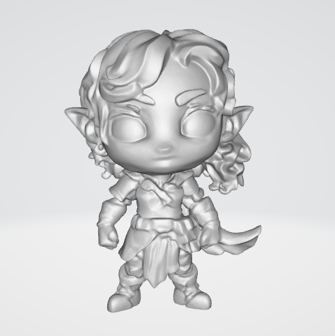 Free STL file Chibi Halfing Adventurer 🦸 ・3D print design to download・Cults