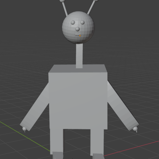 🤖 Simple Robot Character – 3D Printable Toy or Desk Display・ STL File ...