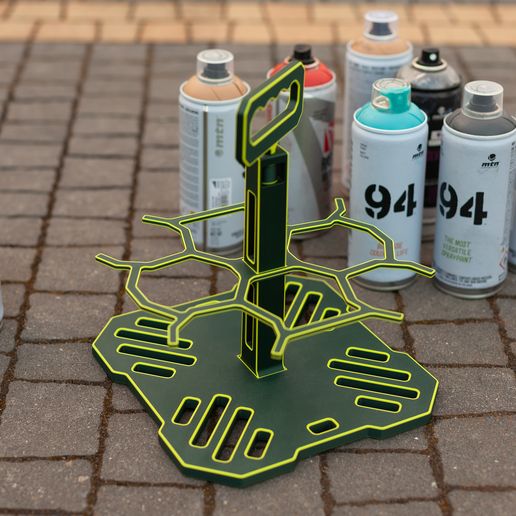 🥫 MTN Montana Spray Can Caddy・ 3MF File for 3D printing・Cults