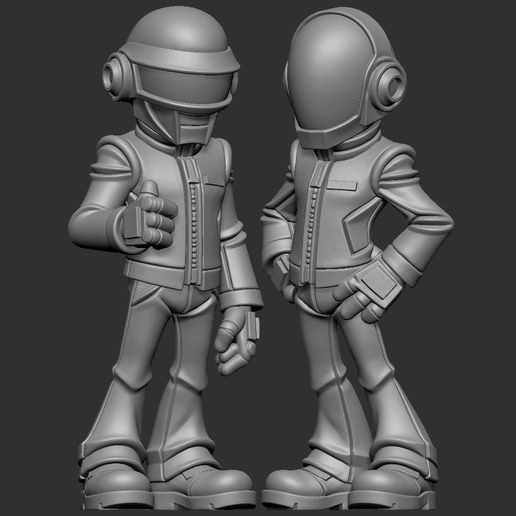 🎬 Daft Punk・Archivo STL Gratis para Impresión 3D・Cults