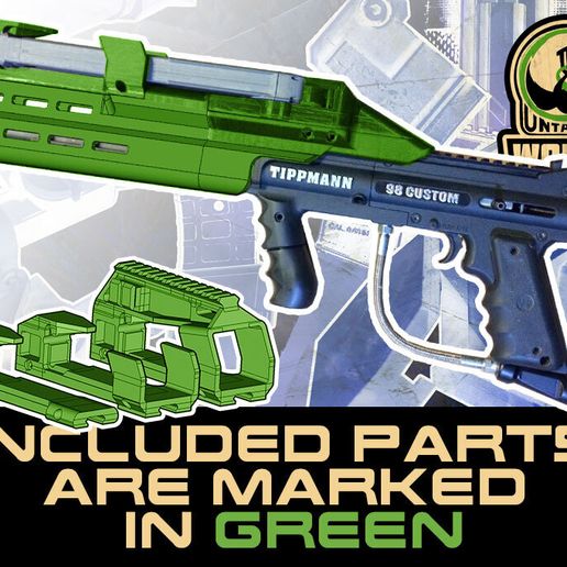 ⚽ UNW P90: mag mount for the Tippmann 98 Custom Platinum edition (the ...
