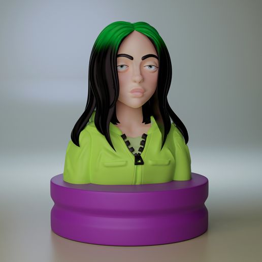 🥑 BILLIE EILISH・ STL File for 3D printing・Cults