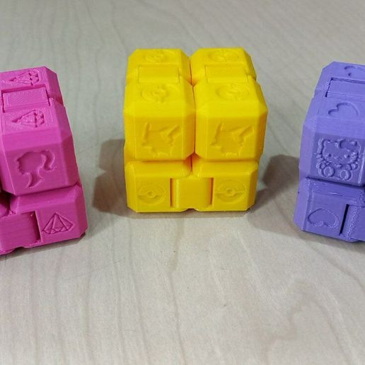 👋 Hello kitty Infinity cube 3MF (Without supports)・Free STL File for 3D ...