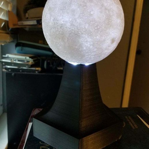 🌙 Moon Light Stand・Free STL File for ・Cults
