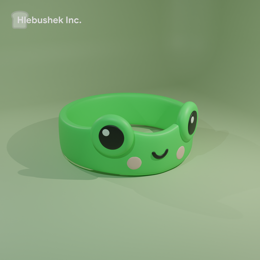 🐸 Frog ring.・Free STL File for 3D printing・Cults