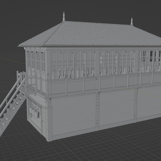 🛤️ Midland Railway Signal Box 3C (N Gauge)・ 3D File for 3D printing・Cults