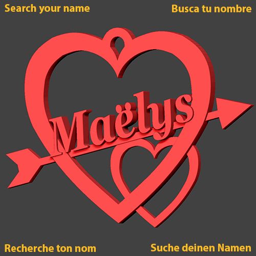 STL file Maëlys 💜 ・3D printing template to download・Cults