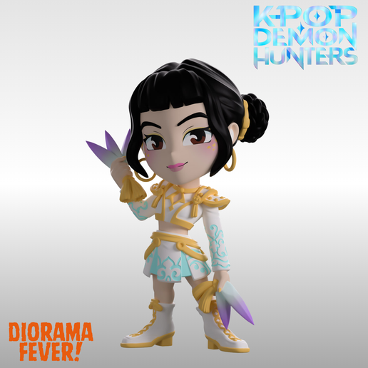🐉 Zoey Youtooz - Kpop Demon Hunters・ STL File for 3D printing・Cults