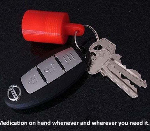 🔑 Key Fob Containers・Free STL File for ・Cults