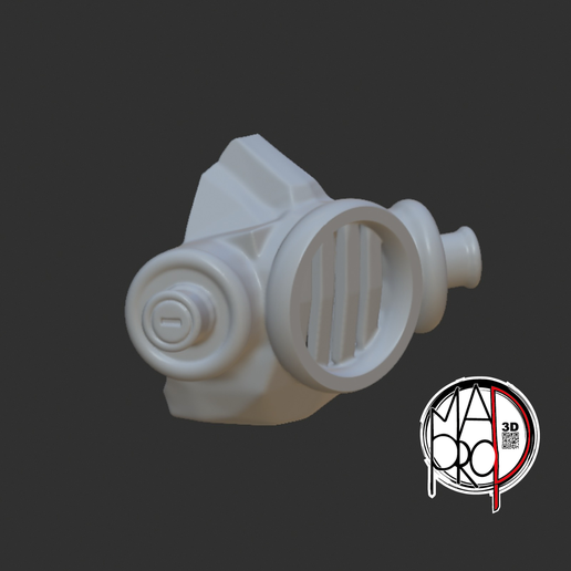 STL file Enforcer / Jinx GasMask - Arcane 🚓 (3MF)・Template to download ...