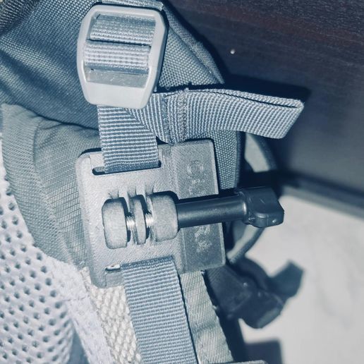 Archivo 3MF GoPro Backpack Strap and MOLLE System Mount 🎒 ・Objeto para ...