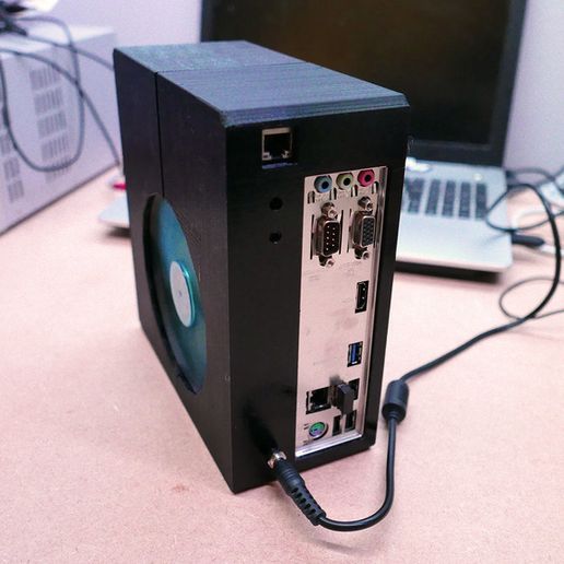 🖥️ Screwless & silent mini ITX computer case・Free STL File for ・Cults