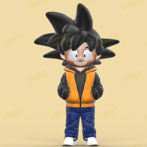 👤 CHIBI KOKU STREET OUTFIT・ OBJ File for 3D printing・Cults