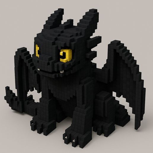 toothless cross stitch pattern
