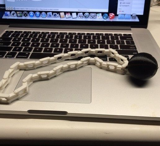 Free STL file Ball and Chain Necklace 💍 ・Model to download and 3D print ...