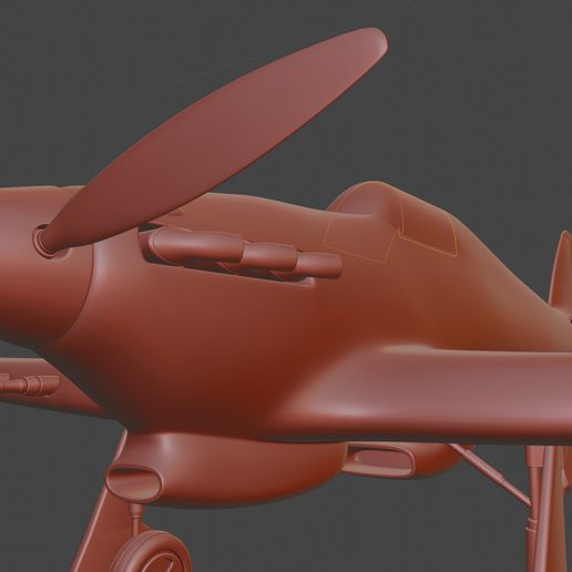 🛩️ 3D Printable Model - Hawker Hurricane Mk.II・ STL File for 3D ...