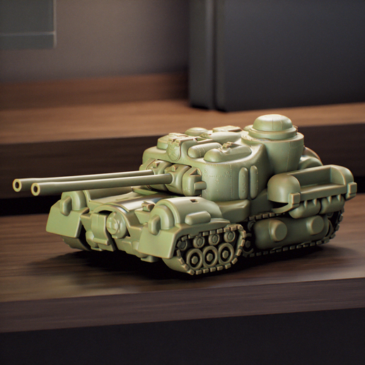🪖 Fallout Battle Tank "Fan Art" Miniature - Fallout heavy tank Fan Art ...