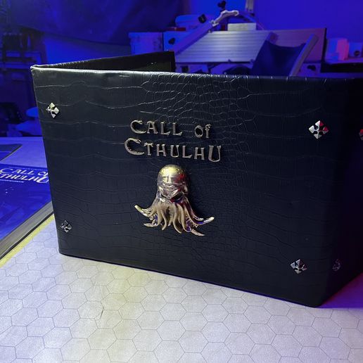 🤙 Call of Cthulhu - logo + head of Cthulhu (just front)・Free STL File ...