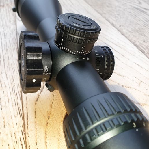 🔫 X2 Easy Print Vector Optics Veyron 3 4 6 Rifle Scope Parallax Wheels ...