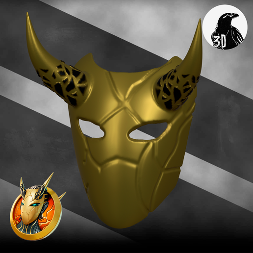 🗡️ Daigo mask fortnite・ STL File for 3D printing・Cults