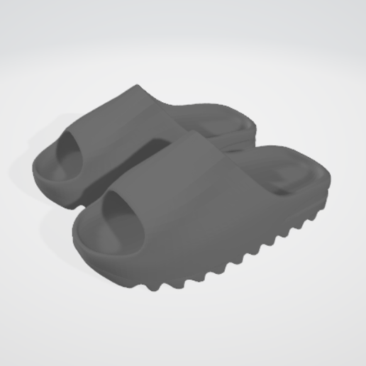 Archivo STL yeezy slides 🎨 ・Plan imprimible en 3D para descargar・Cults
