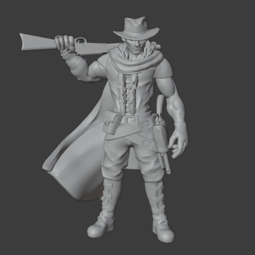 🤠 Outlaw Cowboy Ranger Gunslinger・Free STL File for ・Cults