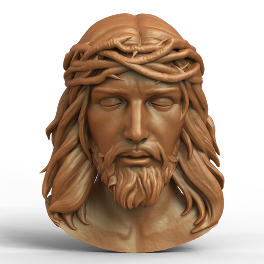 3D file 3D Model STL File for CNC Router Laser & 3D Printer 2482 Jesus ...