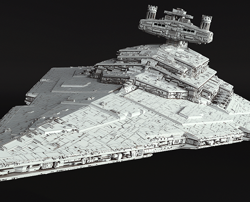 3D file STAR DESTROYER - Full detailed ⭐ ・3D printer model to download ...
