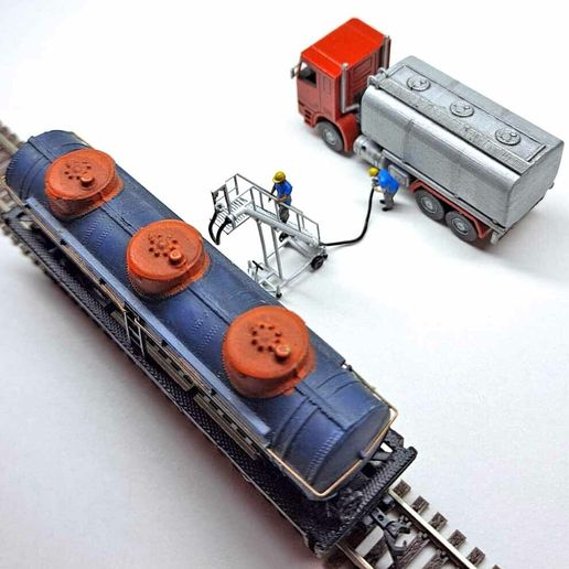 🧸 N Scale Portable Liquid Transfer Platform・Free STL File for ・Cults