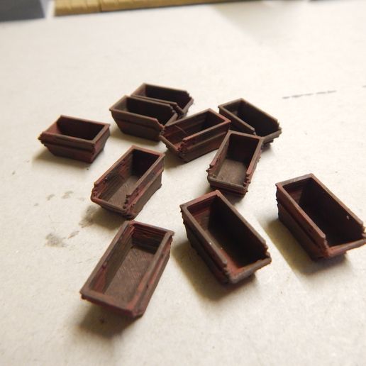 STL file Container 3sqm Flaps Container TT 1:120 🏗 ・3D printable model ...