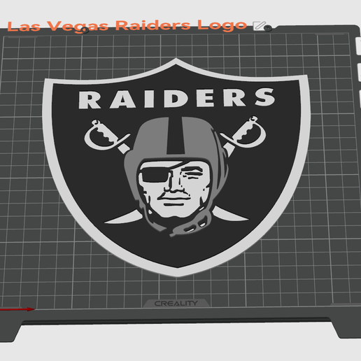 🏈 Las Vegas Raiders Logo・ STL File for 3D printing・Cults