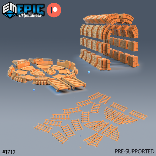 🚆 Steam-Tech Express Train ‧ DnD Miniature ‧ Tabletop Miniatures ...