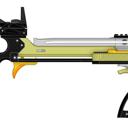 🔫 Instant Rufulini 2 - pump action self loading repeating slingshot・ 3D ...