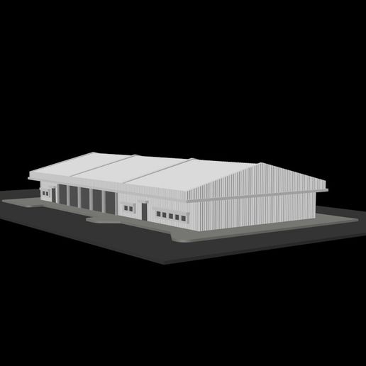 ️ Postal Warehouse for Airport 1:200・ STL File for 3D printing・Cults