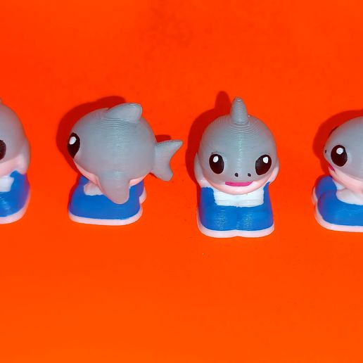 👶 Mini Tralalero Tralala Baby / Baby / Brainrot Figure・3D Print with ...