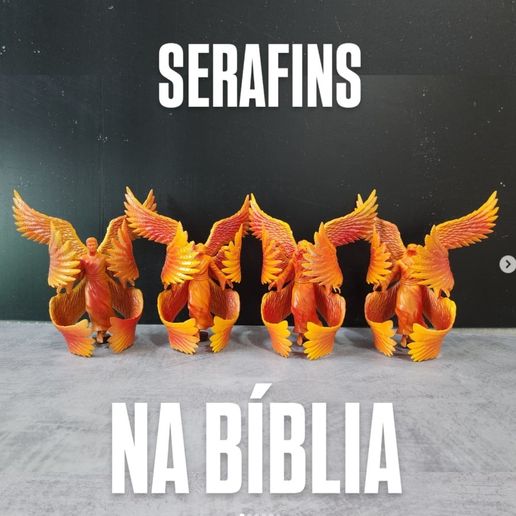 3D file Four Seraphim - Living Beings of Apocalypse 👼 ・3D printable ...