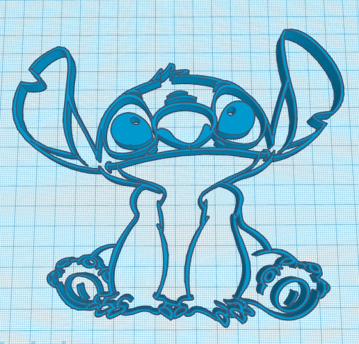🎨 Stitch Wall Art・ STL File for ・Cults