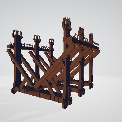 🐏 Lotr battle ram Grond・ STL File for 3D printing・Cults