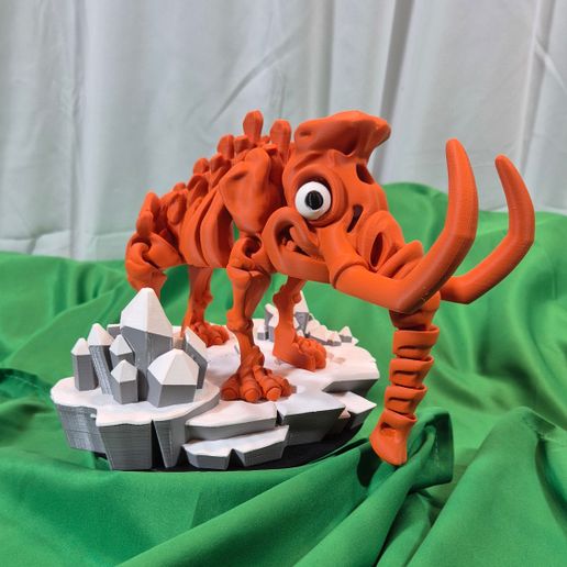 3D printer Flexi Factory Skeleton Mammoth • made with Voron 2.4, Tidex ...