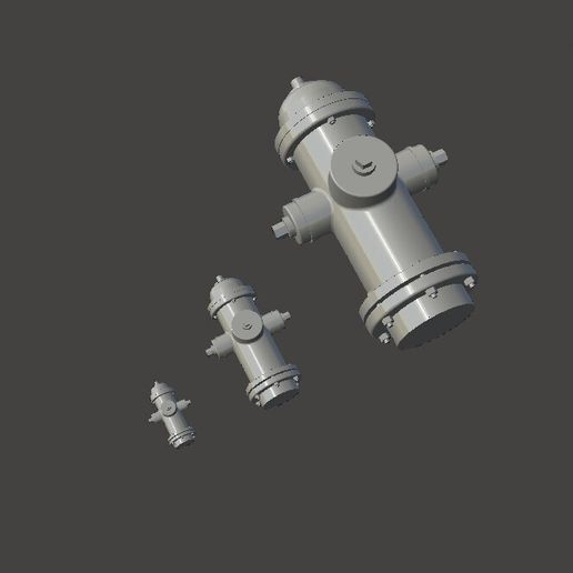 🔥 Fire Hydrant for dioramas scale 1/16 1/35 1/72・ STL File for 3D ...