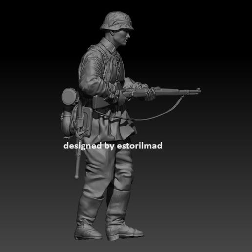🫡 WW2 GERMAN SOLDIER WAFFEN SS V3・ STL File for 3D printing・Cults