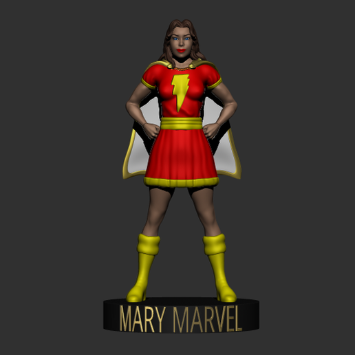 3D file MARY MARVEL SUPER POWERS 👾 ・3D printer model to download・Cults