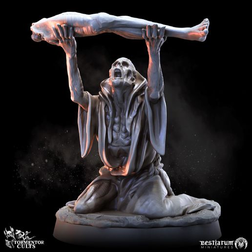 🙏 Praying Cultists x 5・ 3D File for 3D printing・Cults