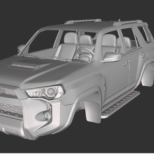 🚗 Toyota 4Runner SR5 2020 HIGH+DETAIL+EXTERIOR・ STL File for 3D ...