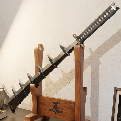 🗡️ Bleach Anime Zabimaru Sword Prop ( 1/1 Scale )・ STL File for 3D ...