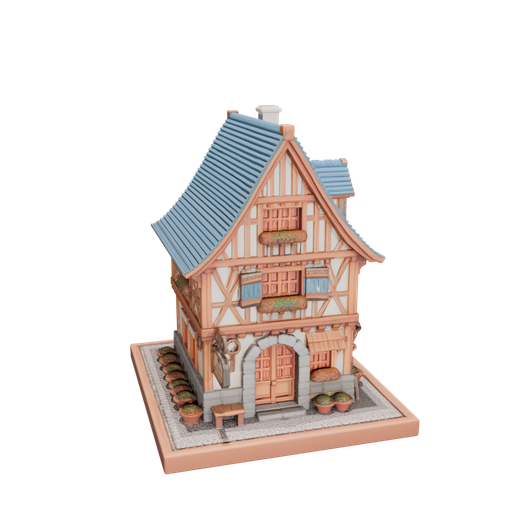 fantasy building stl