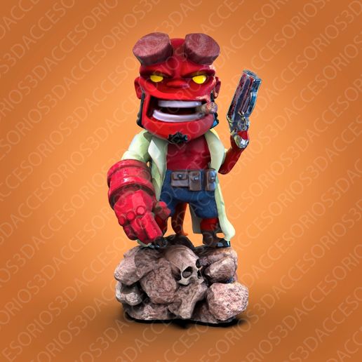 3D file Hell Hero 🎬 ・3D printable design to download・Cults